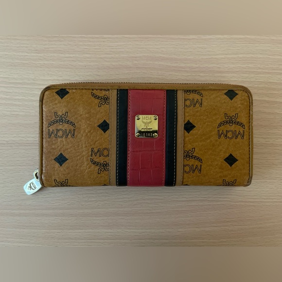 MCM | Bags | Authentic Mcm Long Zippy Wallet | Poshmark